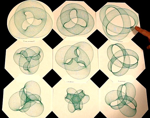 Joe Freedman's Amazing Cycloid Drawing Machine